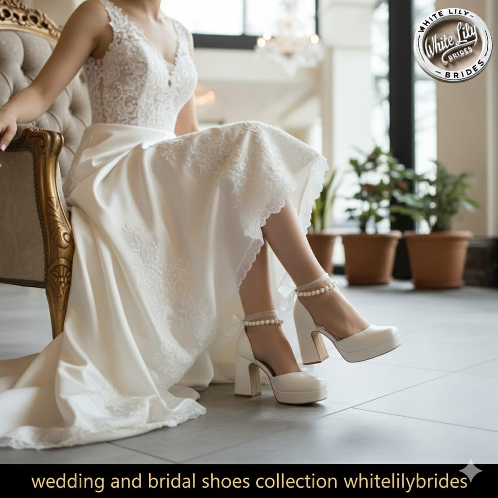 Bridal Shoes Beirut Lebanon | Wedding Heels & Bridal Sandal White Lily ...